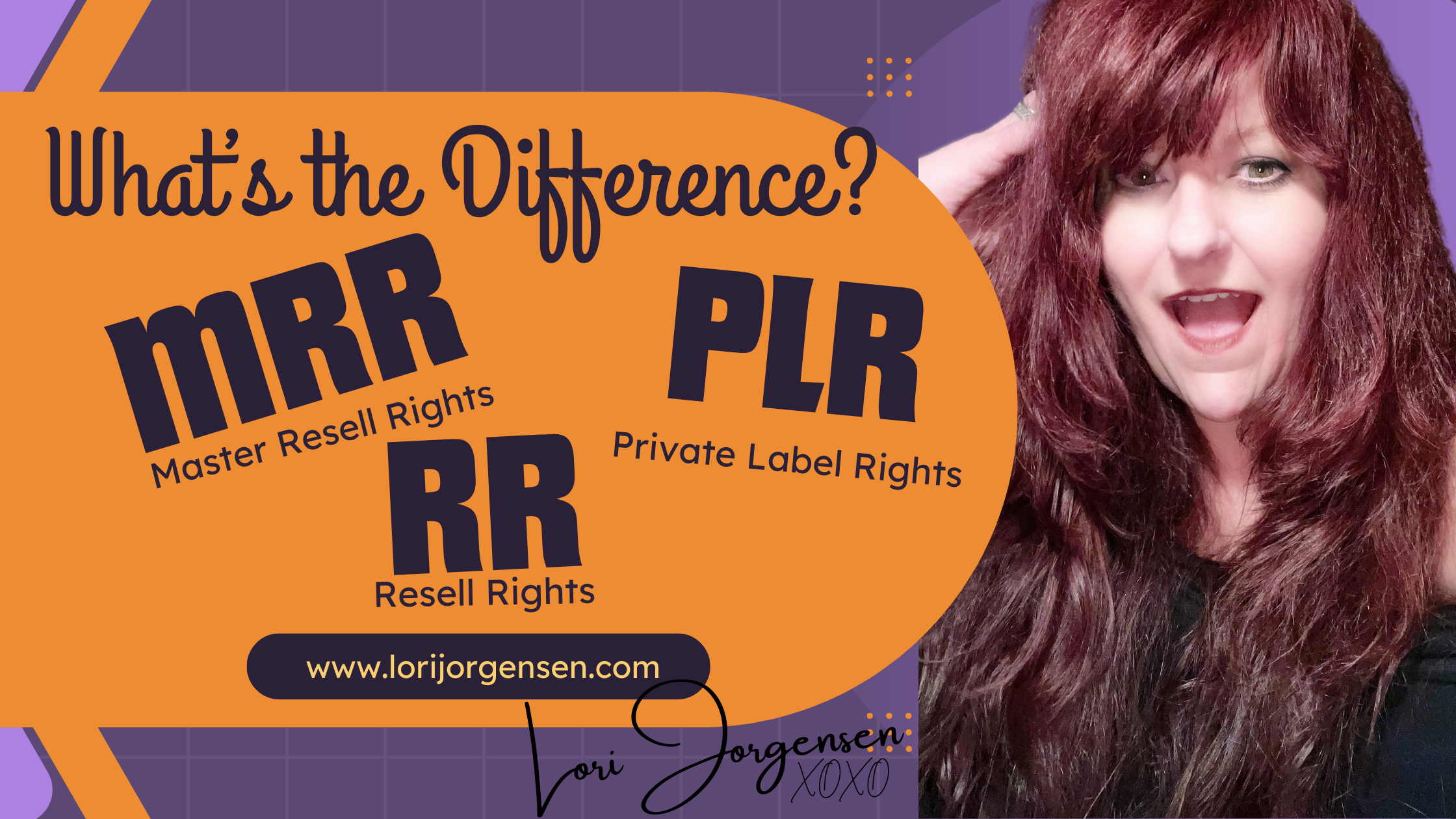 What is the difference between PLR, MRR and RR?